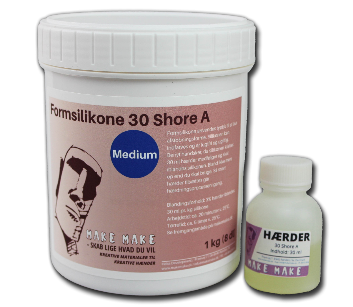 Formsilikone til afstøbninger | Medium S30 1 kg | Køb her!