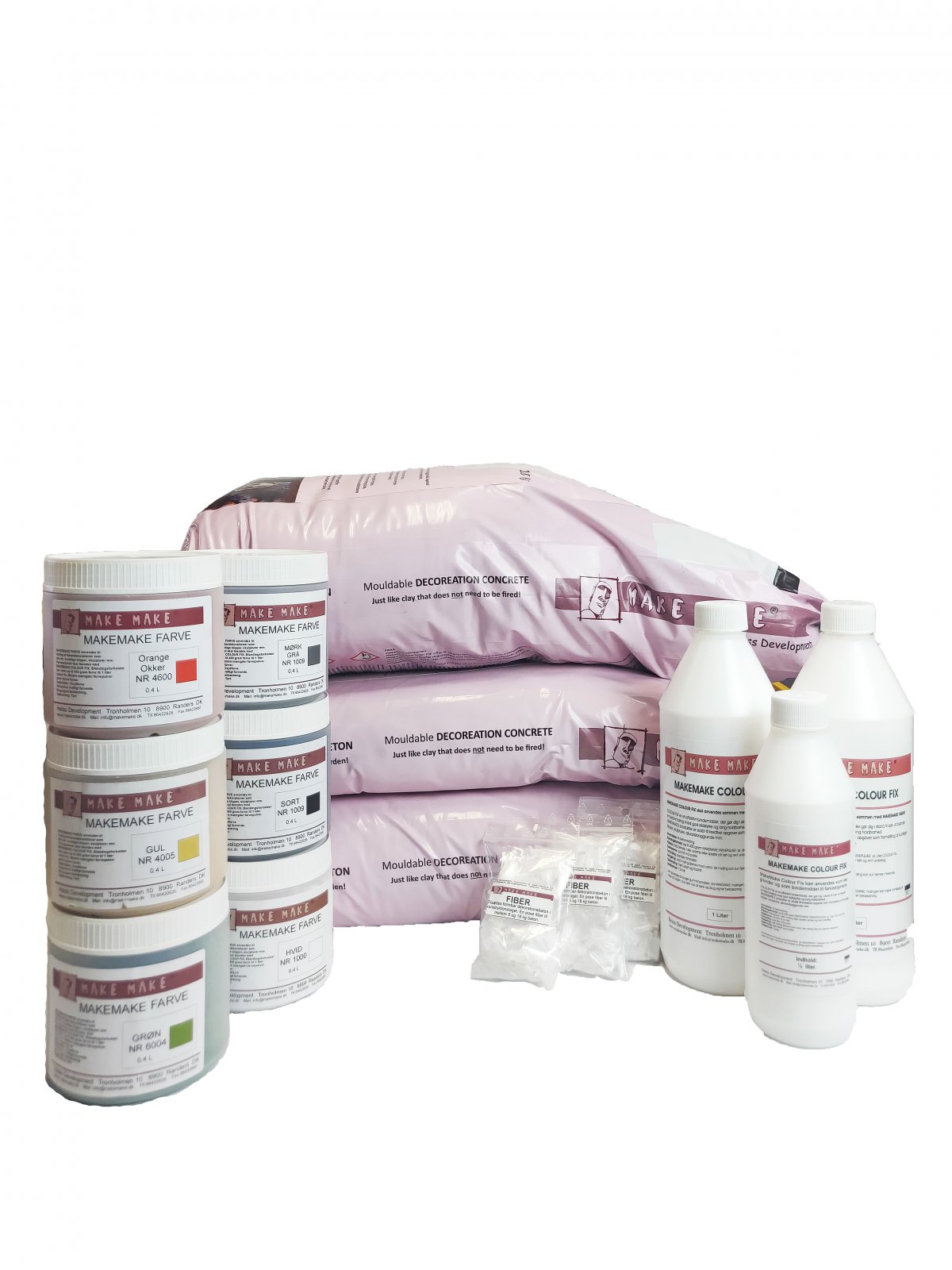 MakeMake Packung 2+ - Machen Sie schöne Betonfiguren mit diesem Packet!