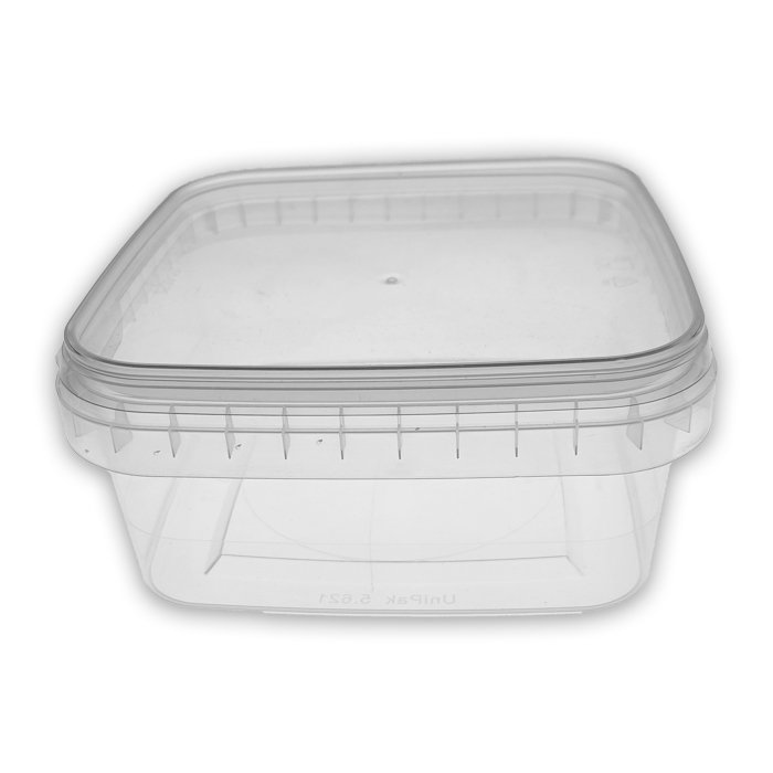 10 stk. 600 ml plastbokser med lokk - Perfekt for oppbevaring